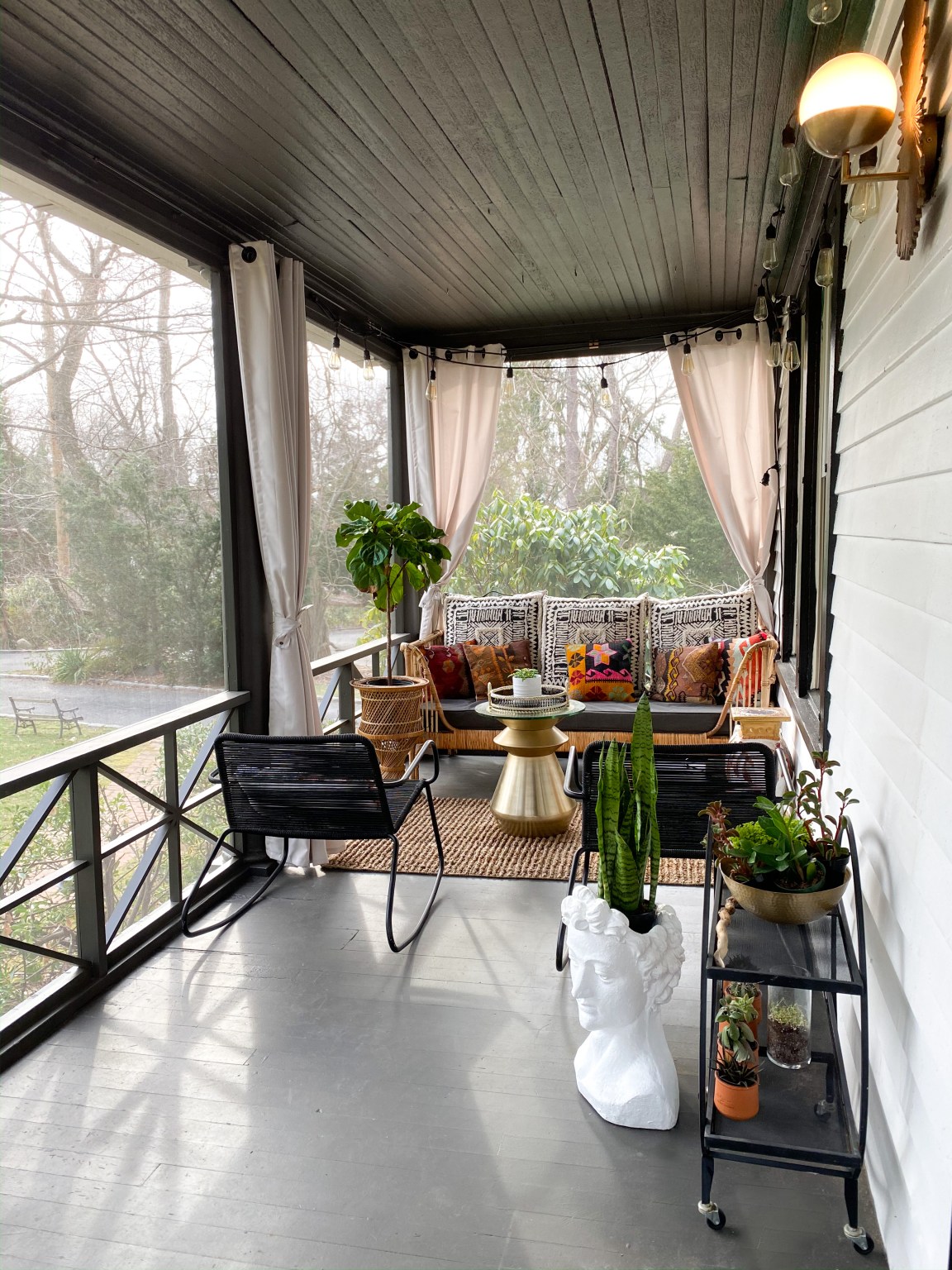 A Budget Front Porch Refresh: How to Overhaul Your Porch for $500 or ...