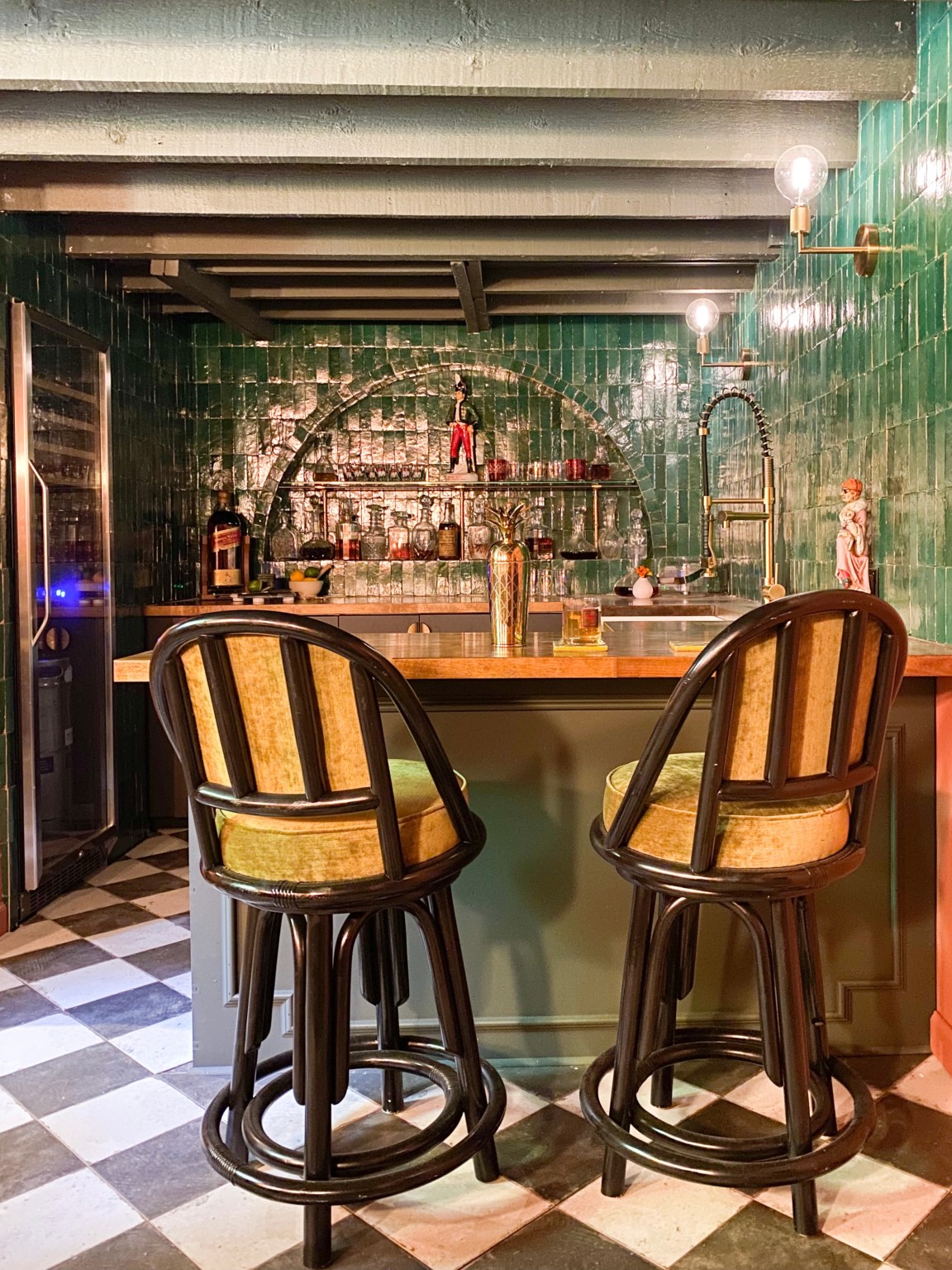 Kate Pearce Vintage’s Speakeasy REVEAL | One Room Challenge: Spring ...